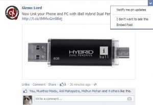 Now Every Facebook User Can Use Embed Post Feature - GizmoLord