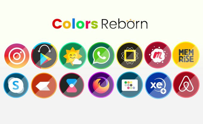 Colors Reborn Android Icon Pack By ARX Designs - GizmoLord